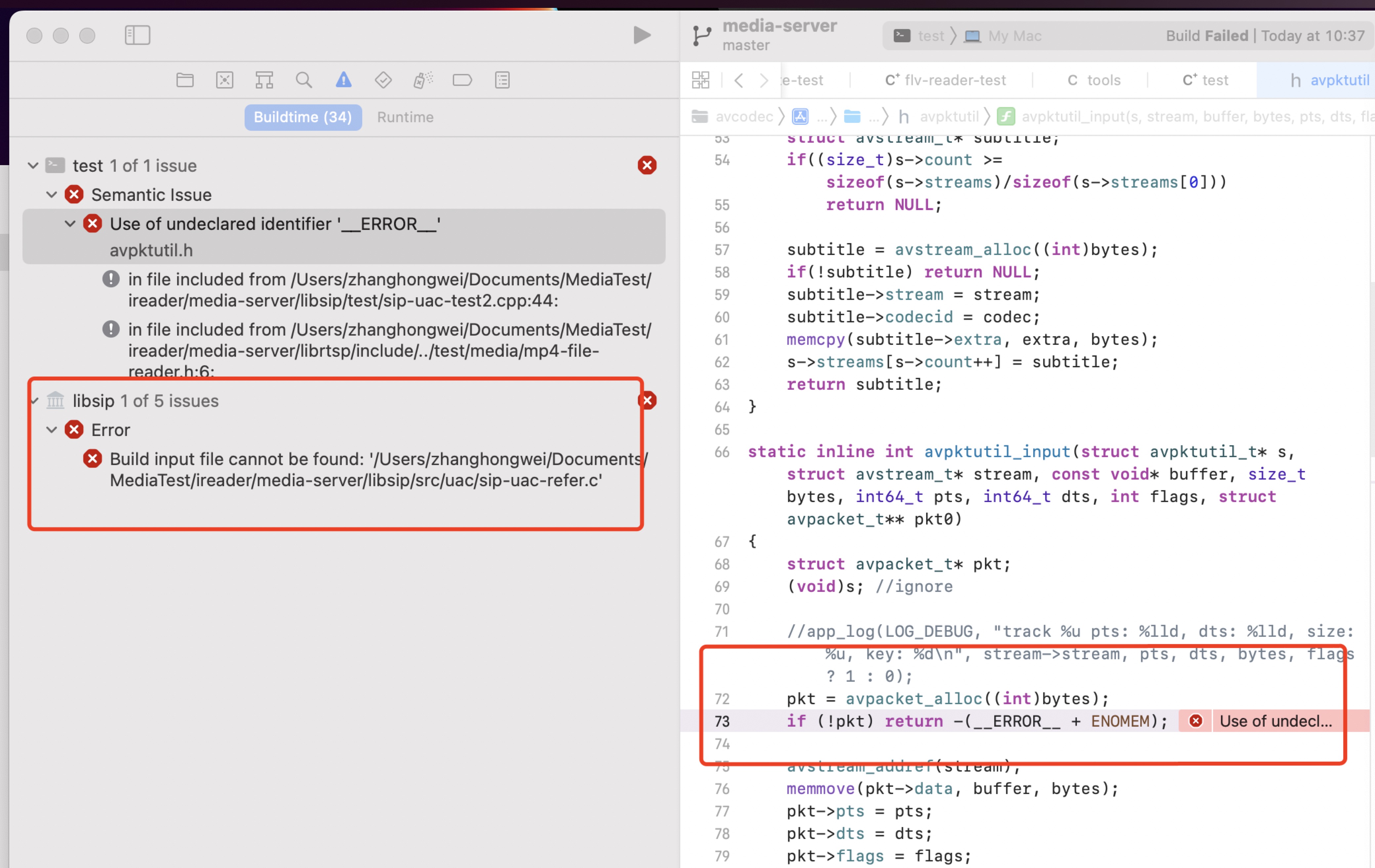 MAC 上编译报错 · Issue #251 · ireader/media-server · GitHub