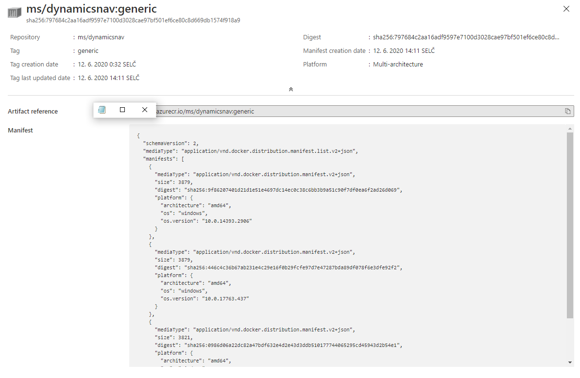 Multi-OS images via manifest property · Issue #466 · microsoft/nav-docker · GitHub