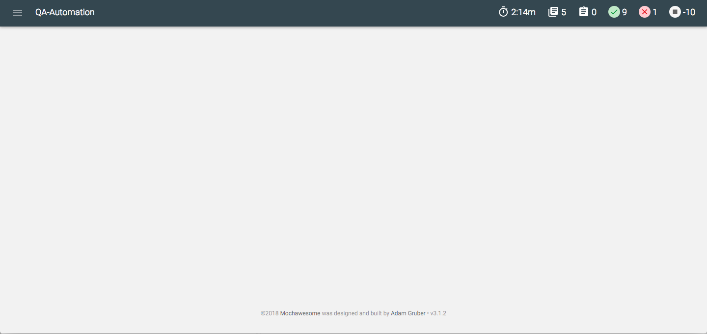 Mochawesome Reporter Not Supporting · Issue 113 · Mocha Parallelmocha Parallel Tests · Github