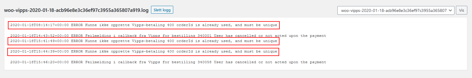 Possibly problem with unique order id · Issue #37 · vippsas/vipps-woocommerce · GitHub
