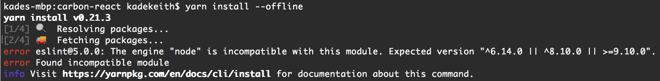 Document required node version? · Issue #2575 · carbon-design-system ...