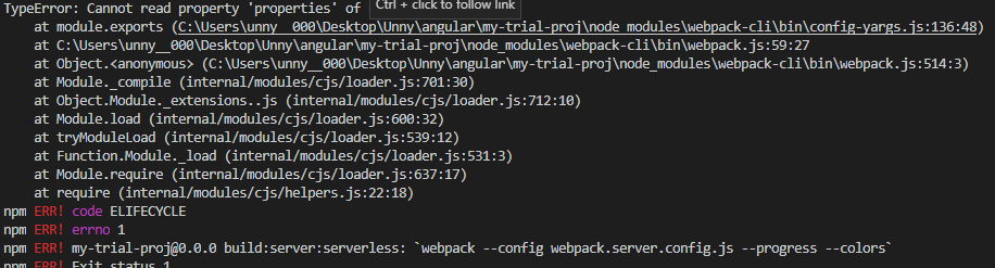 error when trying to install @ngtoolkit/serverless · Issue #511 · maciejtreder/ng-toolkit · GitHub