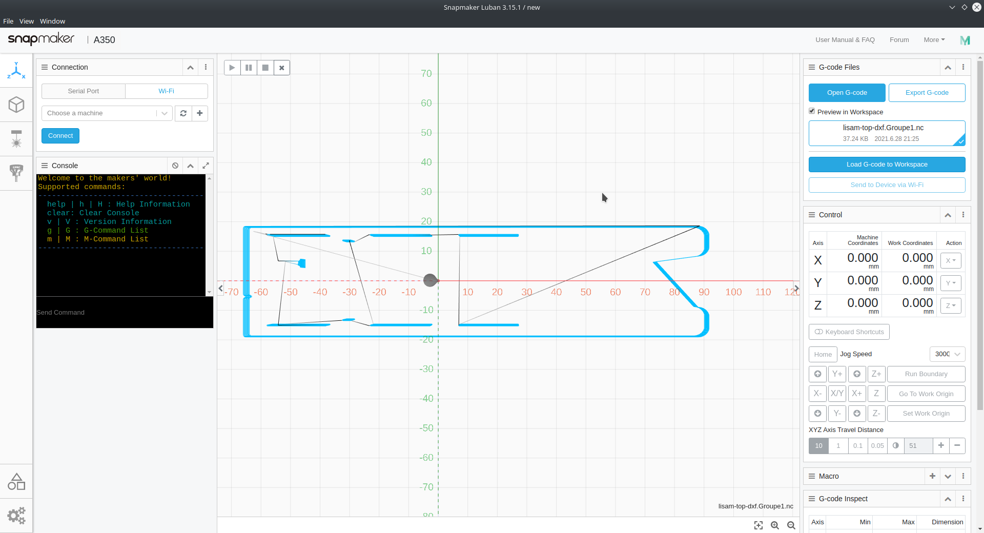 Bug: view of cnc gcode generate by cambam not correct. · Issue #1044 · Snapmaker/Luban · GitHub
