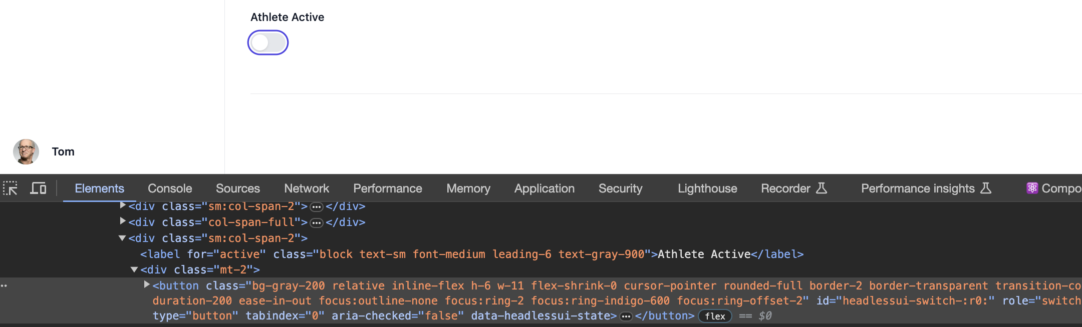 Simple Toggle Input When Name Provided · Issue 1521 · Tailwindlabs Tailwindui Issues · Github