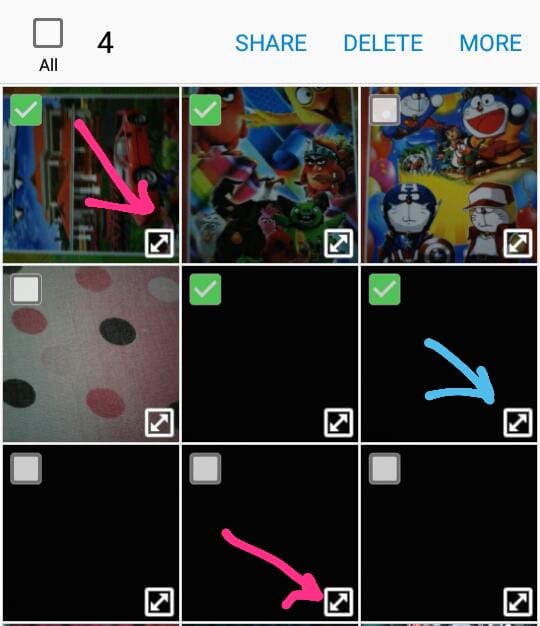 Add a button on Thumbnail for preview full screen while selecting multiple photos · Issue #2268 ...