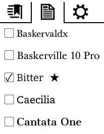 FR: Font preview in fonts menu · Issue #6739 · koreader/koreader · GitHub