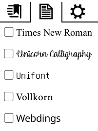 FR: Font preview in fonts menu · Issue #6739 · koreader/koreader · GitHub