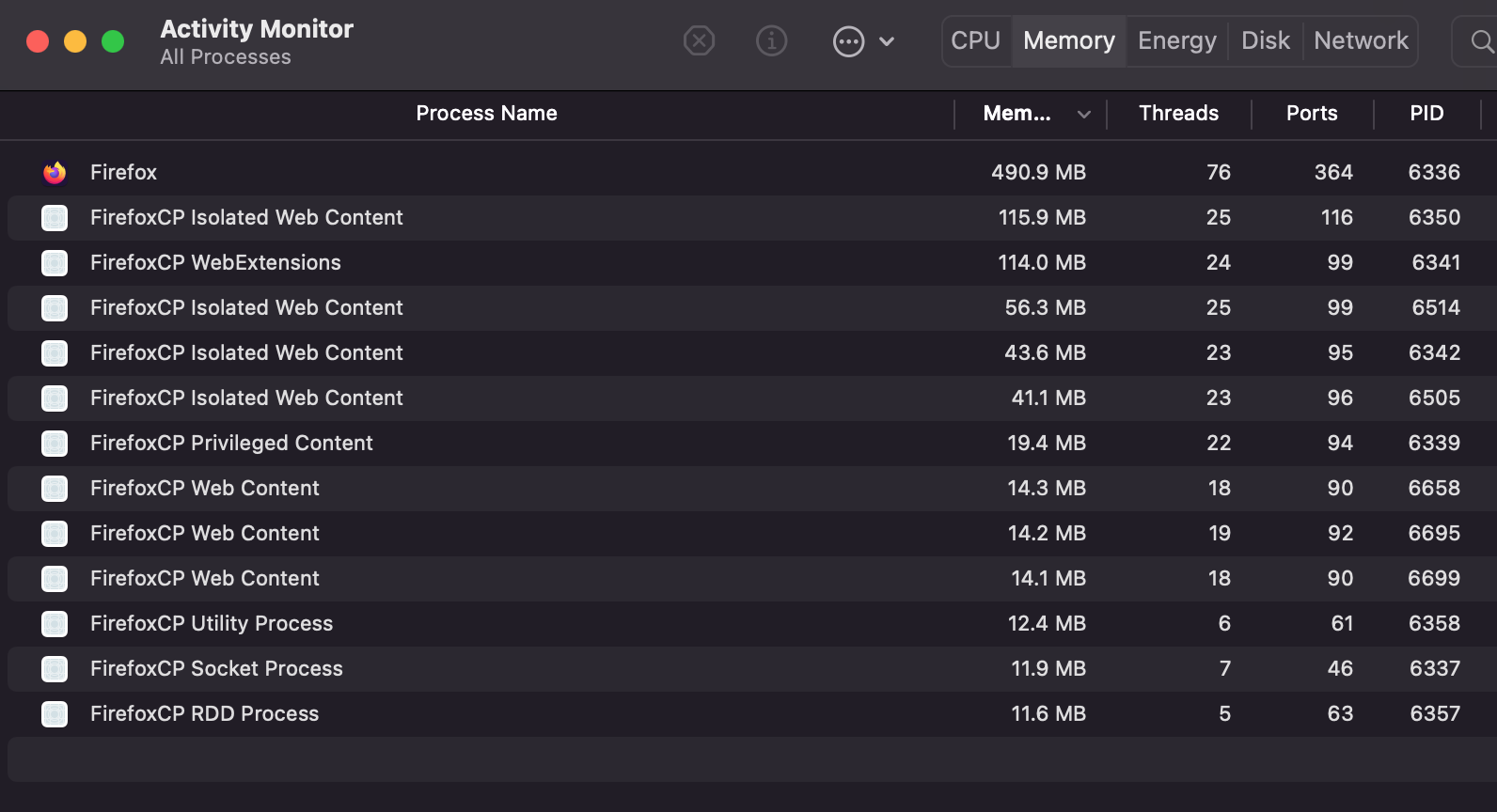 [Bug]: OSX Firefox Big Memory Leak · Issue #16524 · MetaMask/metamask-extension · GitHub