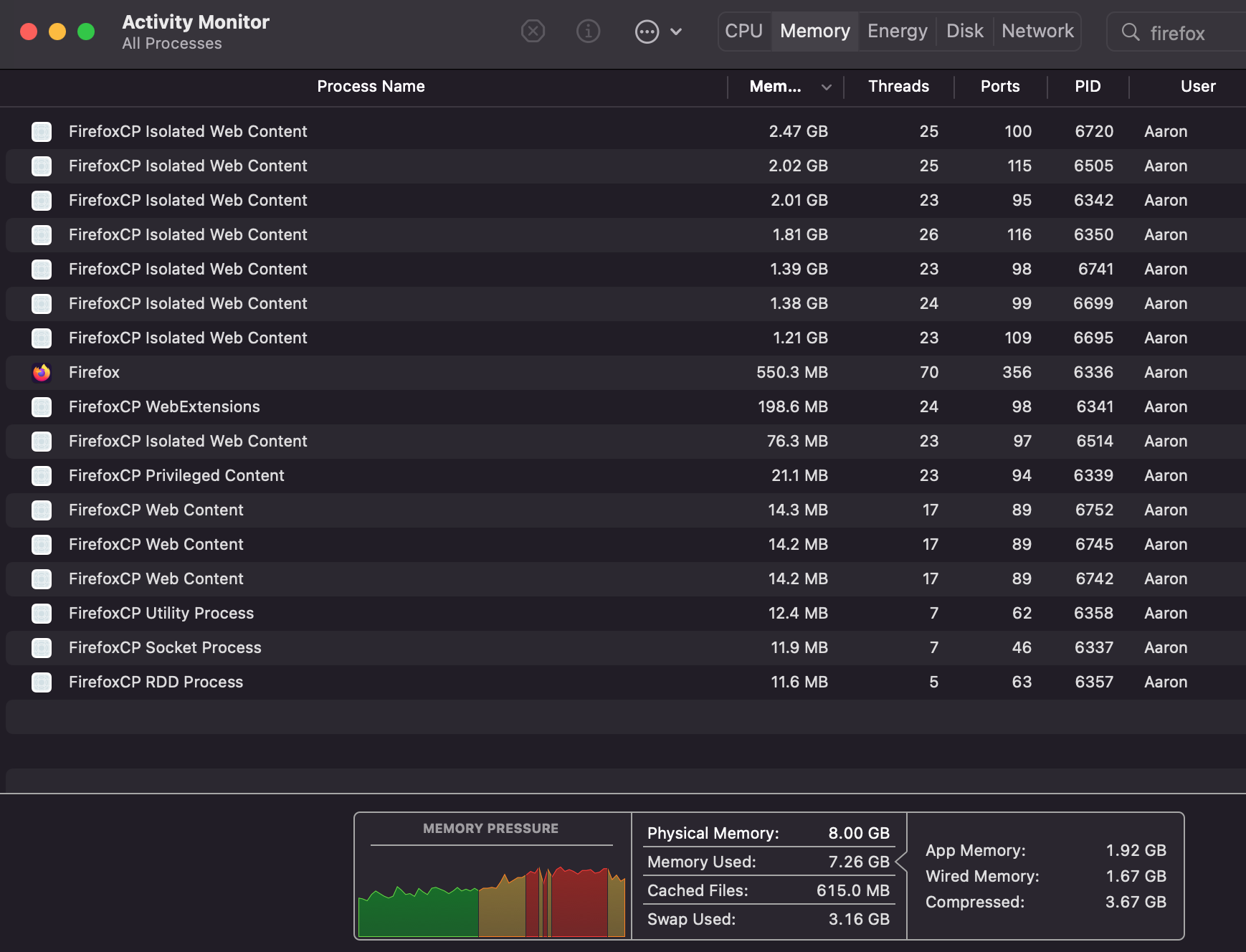 [Bug]: OSX Firefox Big Memory Leak · Issue #16524 · MetaMask/metamask-extension · GitHub
