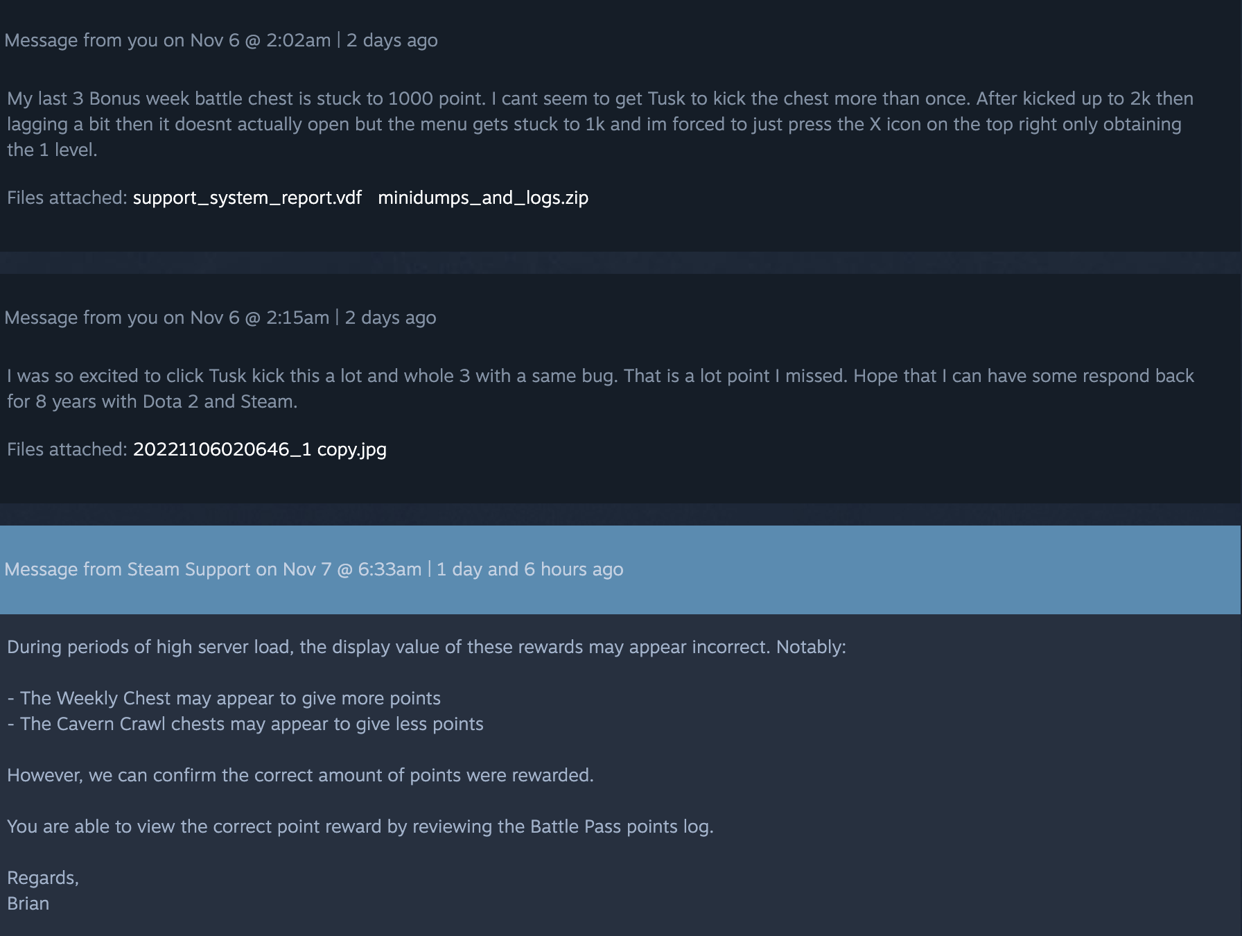 Bonus Week Battle Chest Bug · Issue #5193 · ValveSoftware/Dota2-Gameplay · GitHub