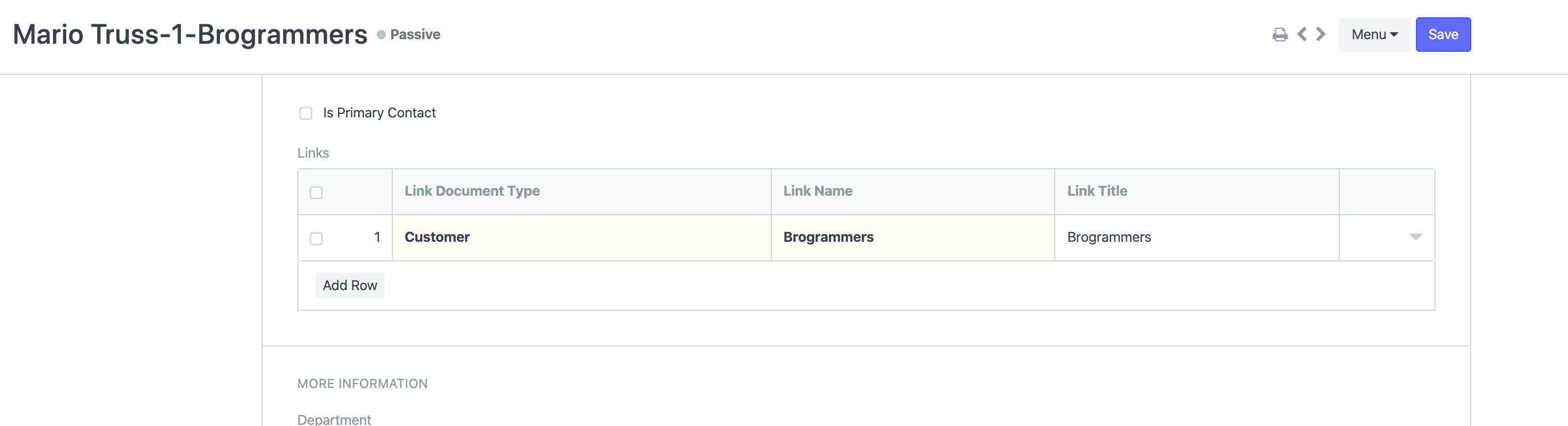 UX: Link to Customer from Contact · Issue #20409 · frappe/erpnext · GitHub