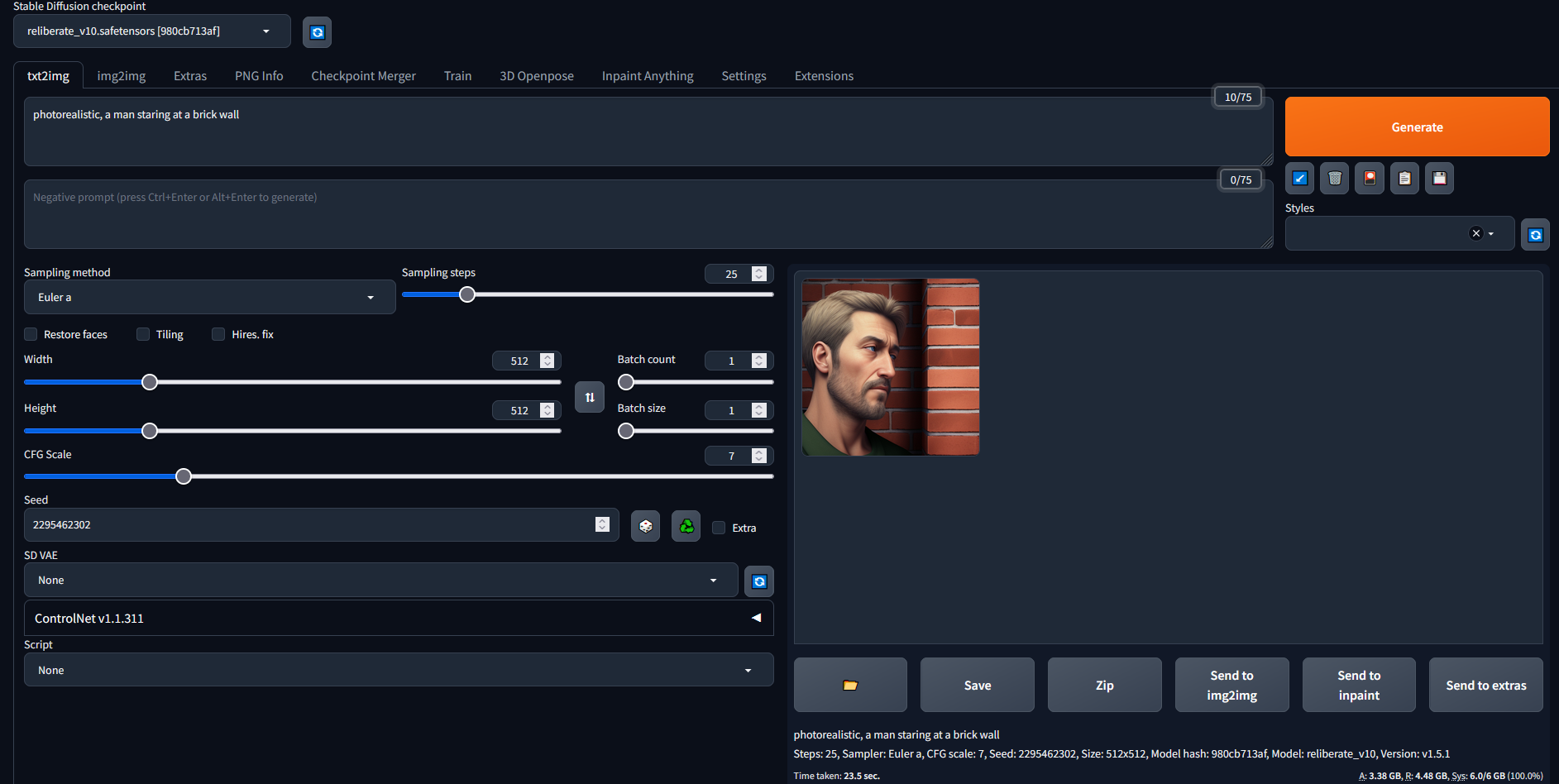 [Bug]: Enabling and disabling controlnet slows down SD generation speed · Issue #1971 · Mikubill ...