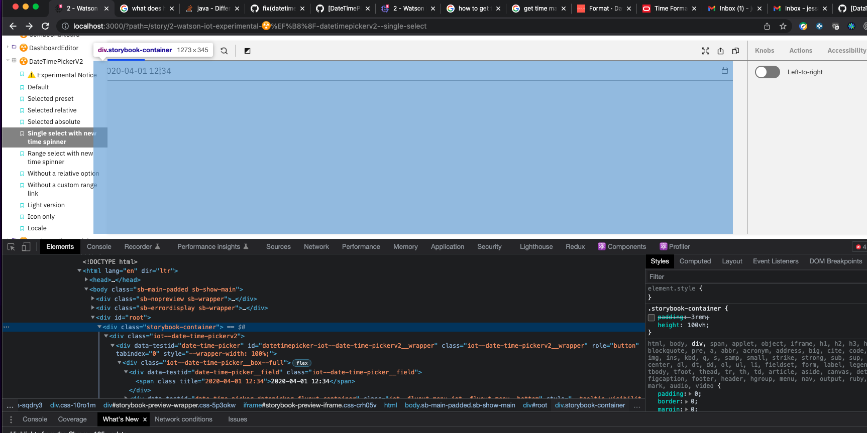 [DateTimePickerV2] horizontal bar should not show up · Issue #3571 · carbon-design-system/carbon ...
