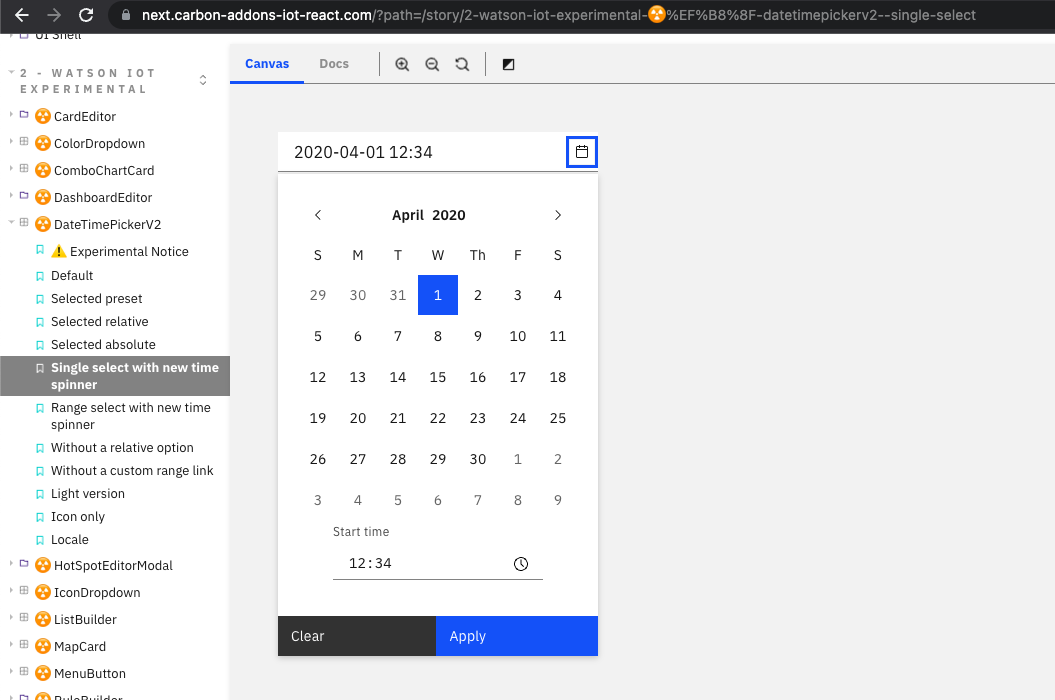 [DateTimePickerV2] Time picker in the calendar widget is not aligned properly because of fixed ...