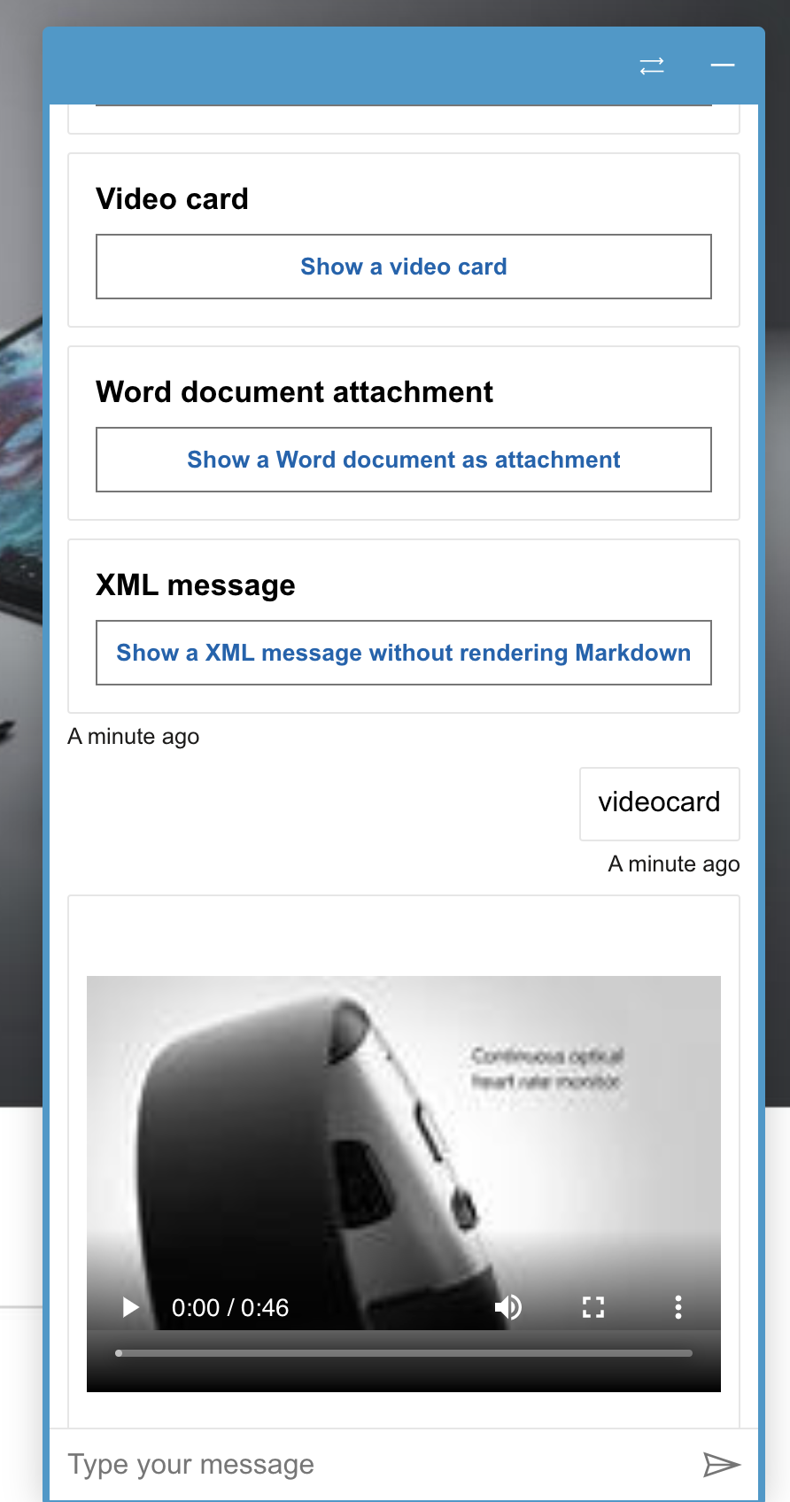 Pressed card button unselected if StyleOptions set in Minimizable bot sample · Issue #3895 ...
