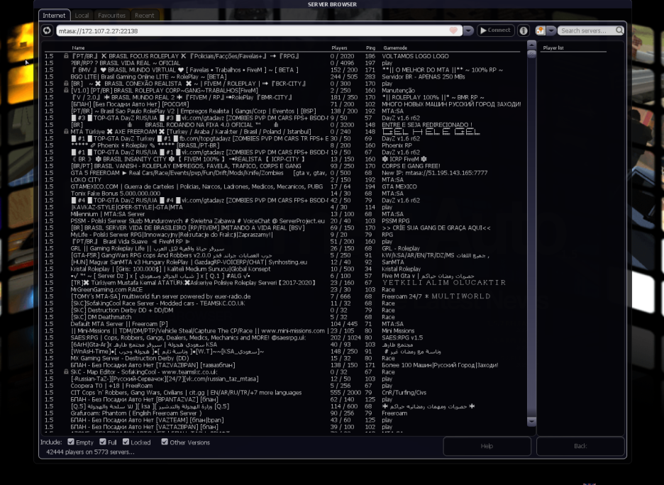 Server names appearing blank · Issue #1432 · multitheftauto/mtasa-blue · GitHub