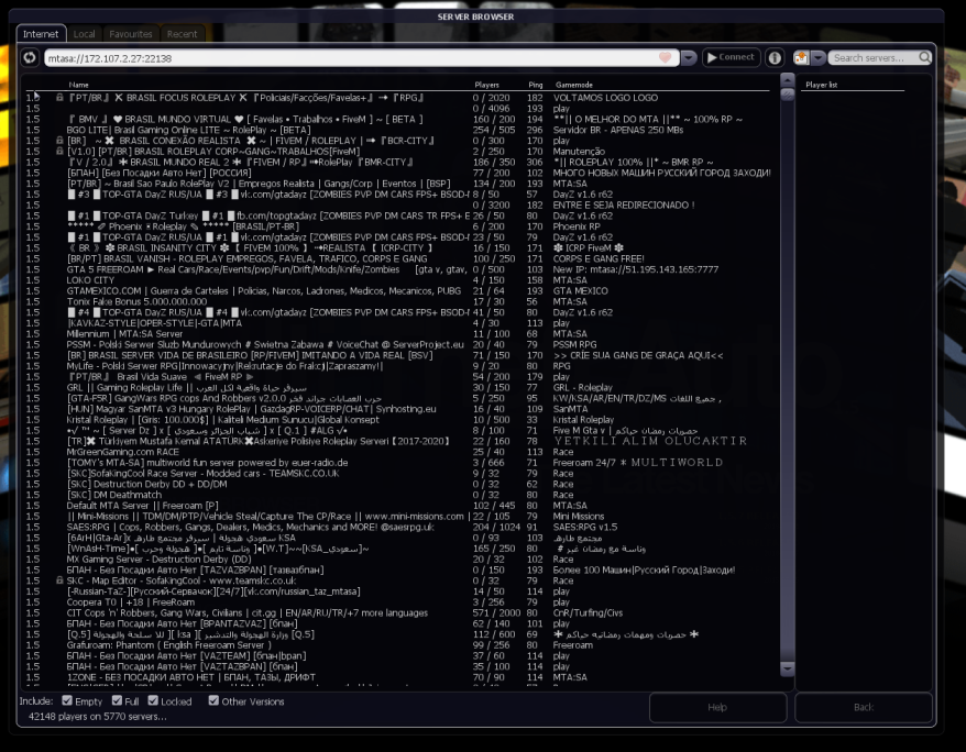 Server names appearing blank · Issue #1432 · multitheftauto/mtasa-blue · GitHub