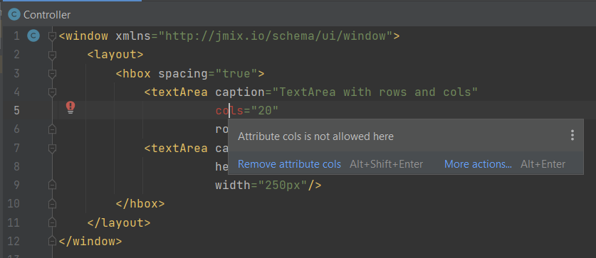 Remove cols attribute for textArea in textarea-simple.xml · Issue #37 · jmix-framework/jmix-ui ...