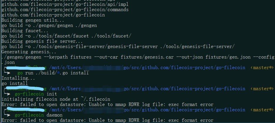 [bug]Error: failed to open datastore: Unable to mmap RDWR log file: exec format error. · Issue ...
