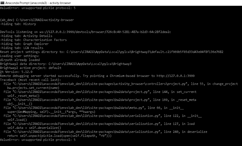Activity created in brightway2 makes the AB bug · Issue #559 · LCA-ActivityBrowser/activity ...