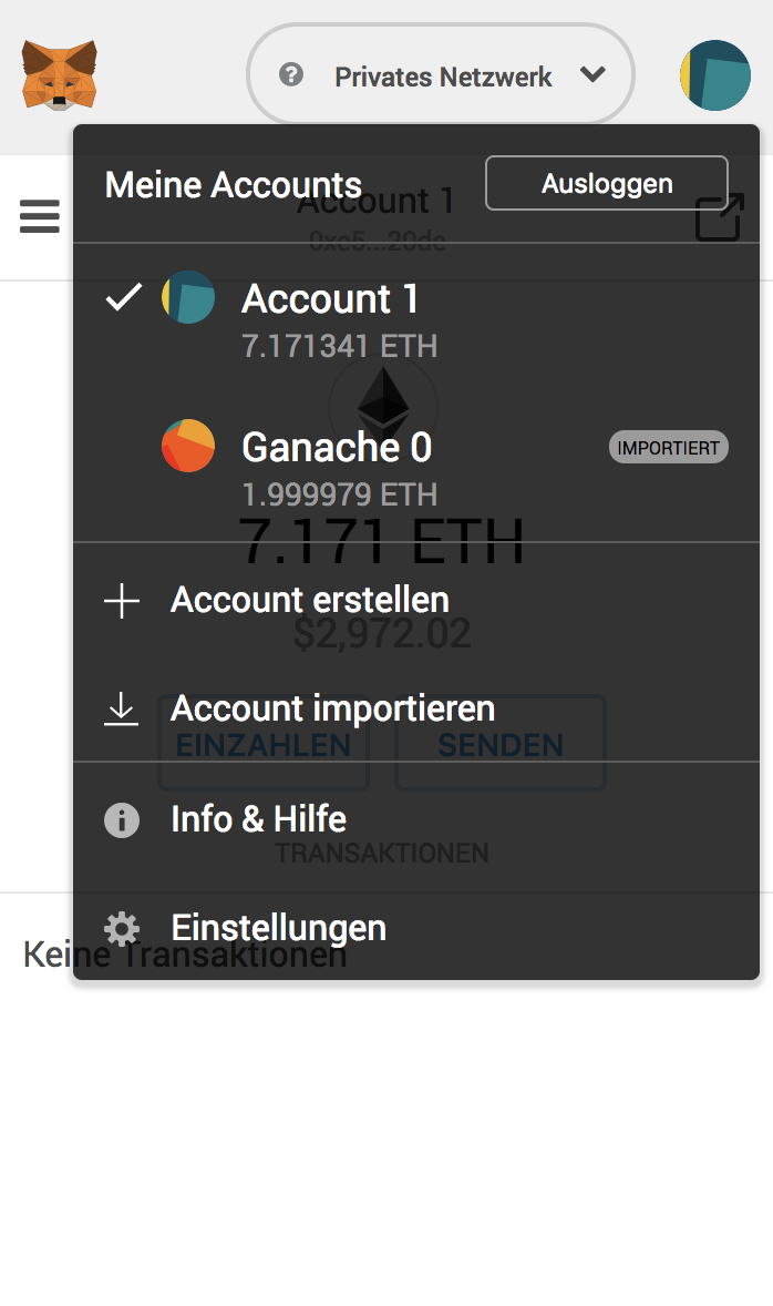 Metamask Shows That It Is Connected To Custom Rpc But Is Still Connected To Prior Selected Rpc 