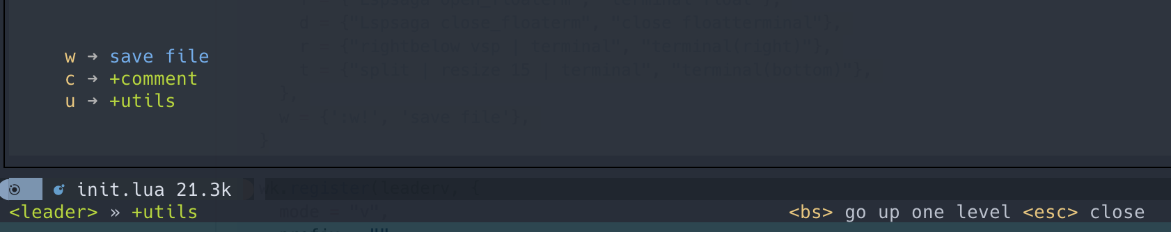 Visual mode show submenu very slow · Issue #72 · folke/which-key.nvim · GitHub