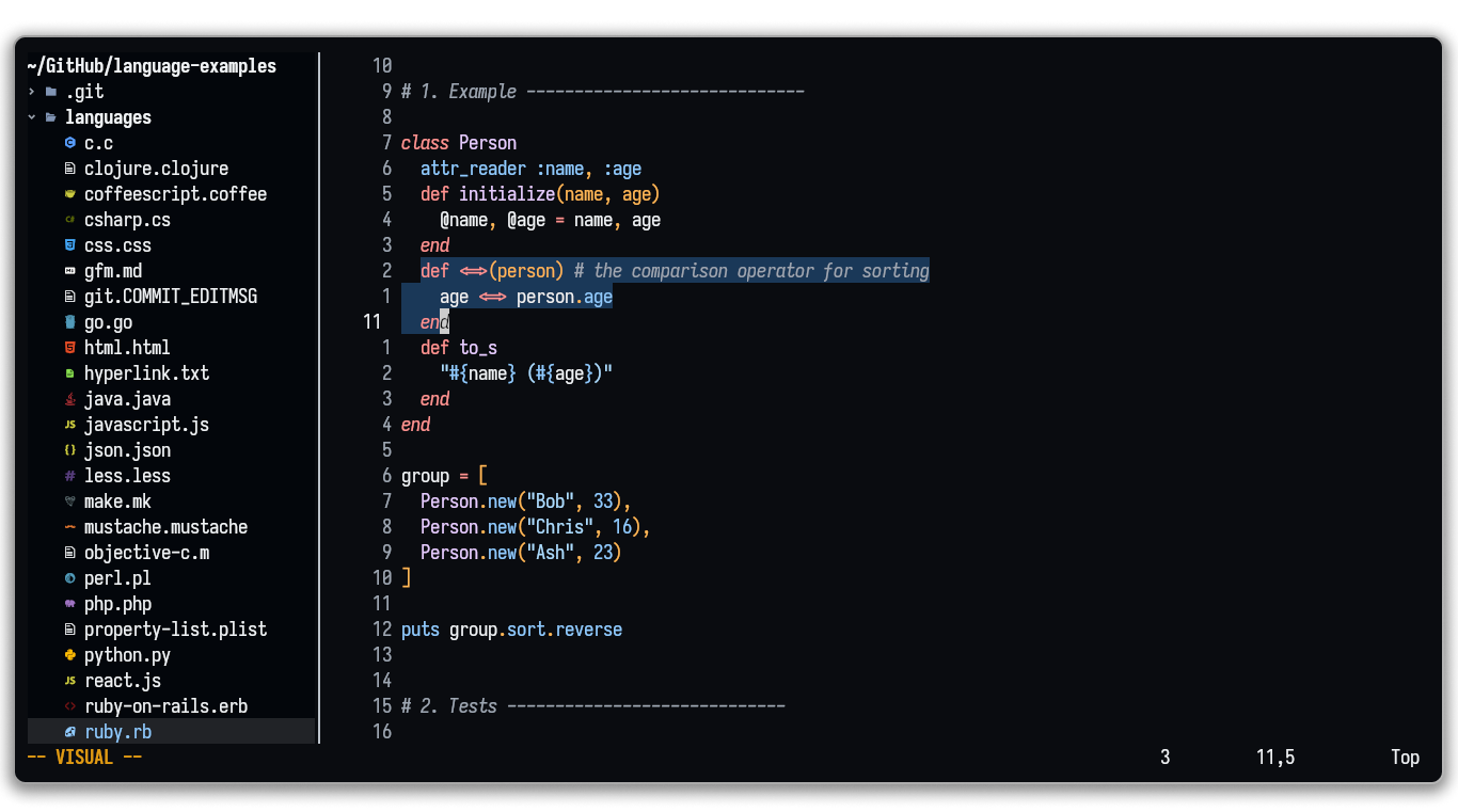 GitHub - projekt0n/github-nvim-theme: Github's Neovim themes