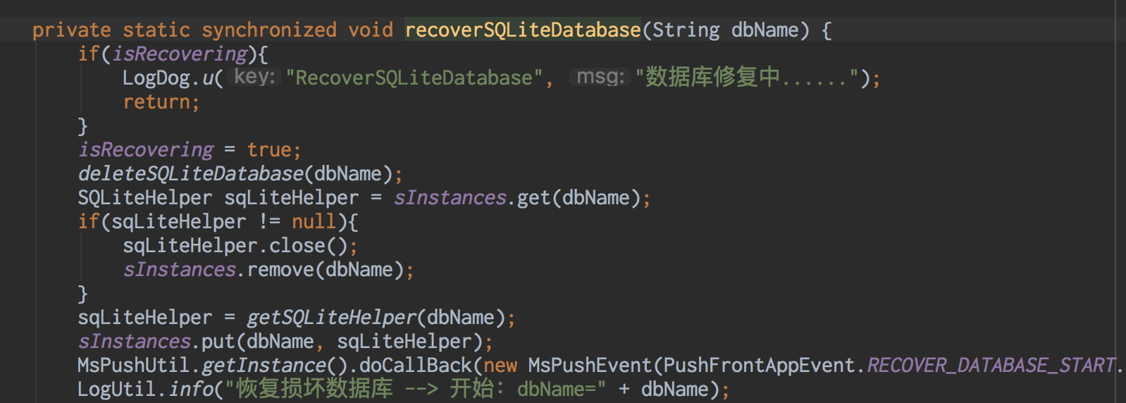 WCDB.SQLite: [SQLite ErrCode: 28] file unlinked while open · Issue #448 · Tencent/wcdb · GitHub