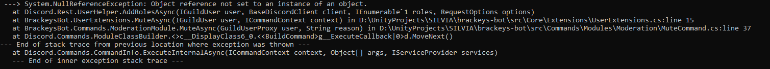 [BUG] bot always returns Command not found error · Issue #267 · yiliansource/brackeys-bot · GitHub