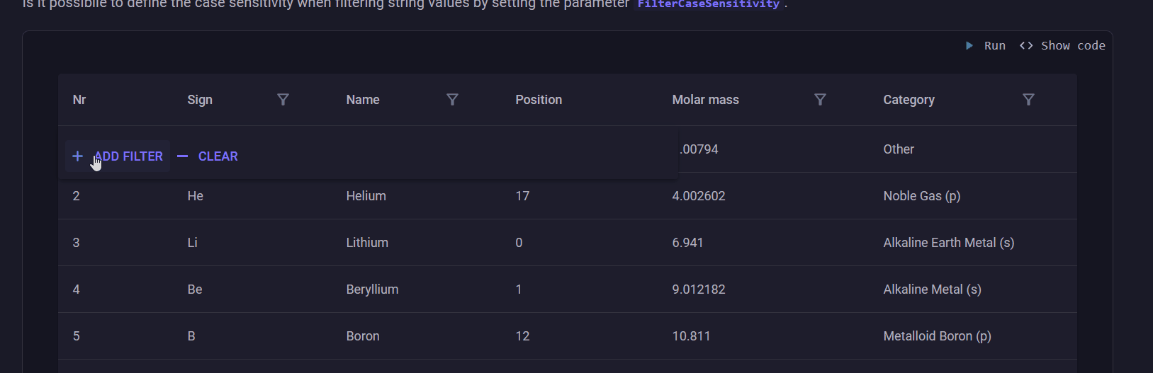 MudDataGrid: Adding filter to simple filter extend width ( 2 times ) · Issue #7538 · MudBlazor ...