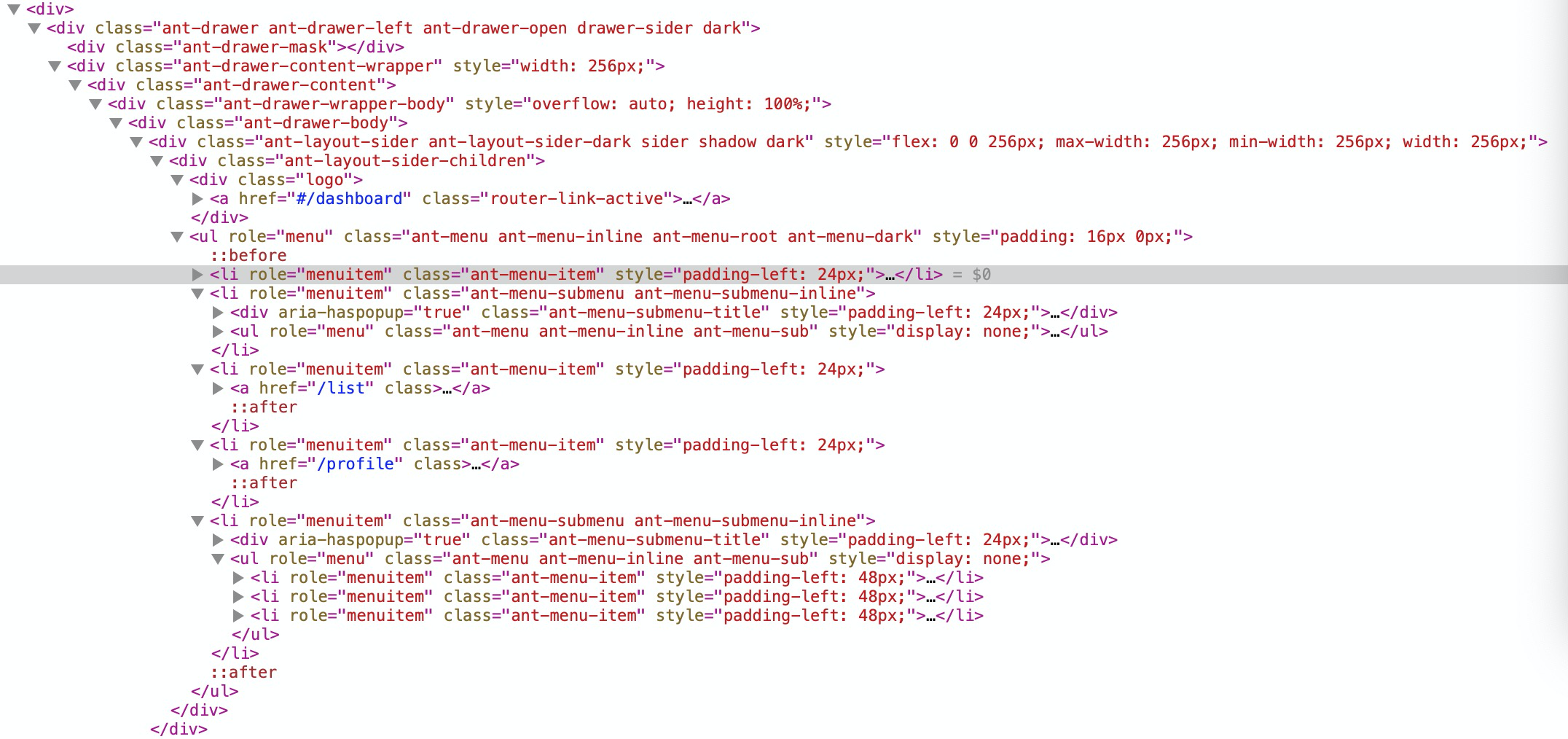 移动端侧栏问题 · Issue #630 · vueComponent/ant-design-vue-pro · GitHub