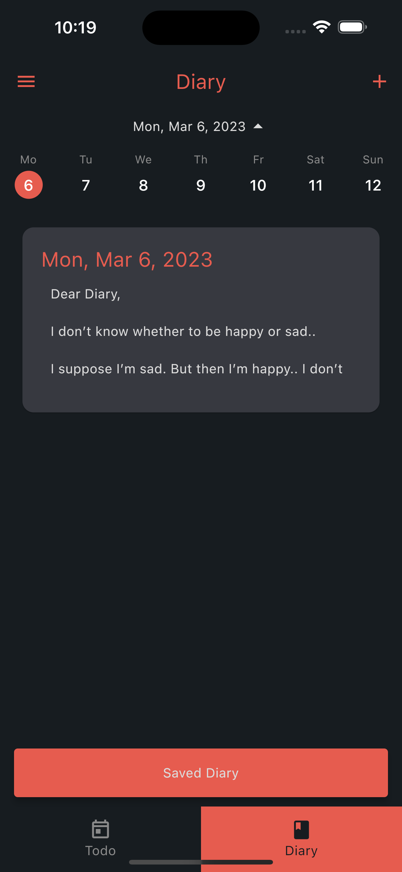 GitHub - jazzsim/nigh: A simple Flutter app with to-do list and diary.