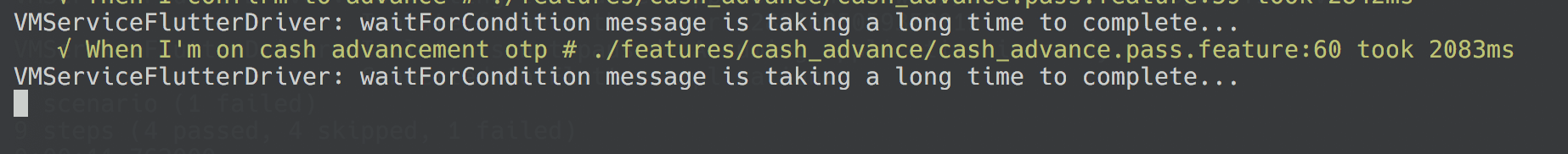 [Feature Request] Force end 1 step in a scenario · Issue #120 · jonsamwell/flutter_gherkin · GitHub