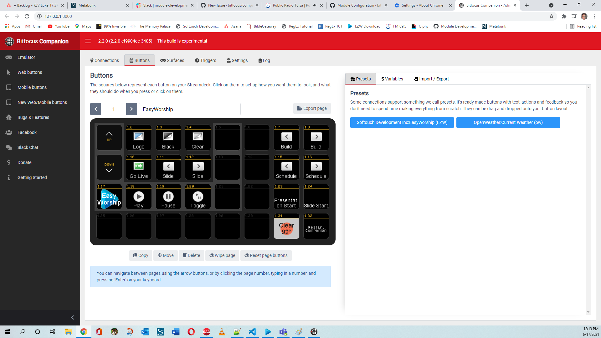 Launching the GUI to early after startup causes issues with text on available presets · Issue ...
