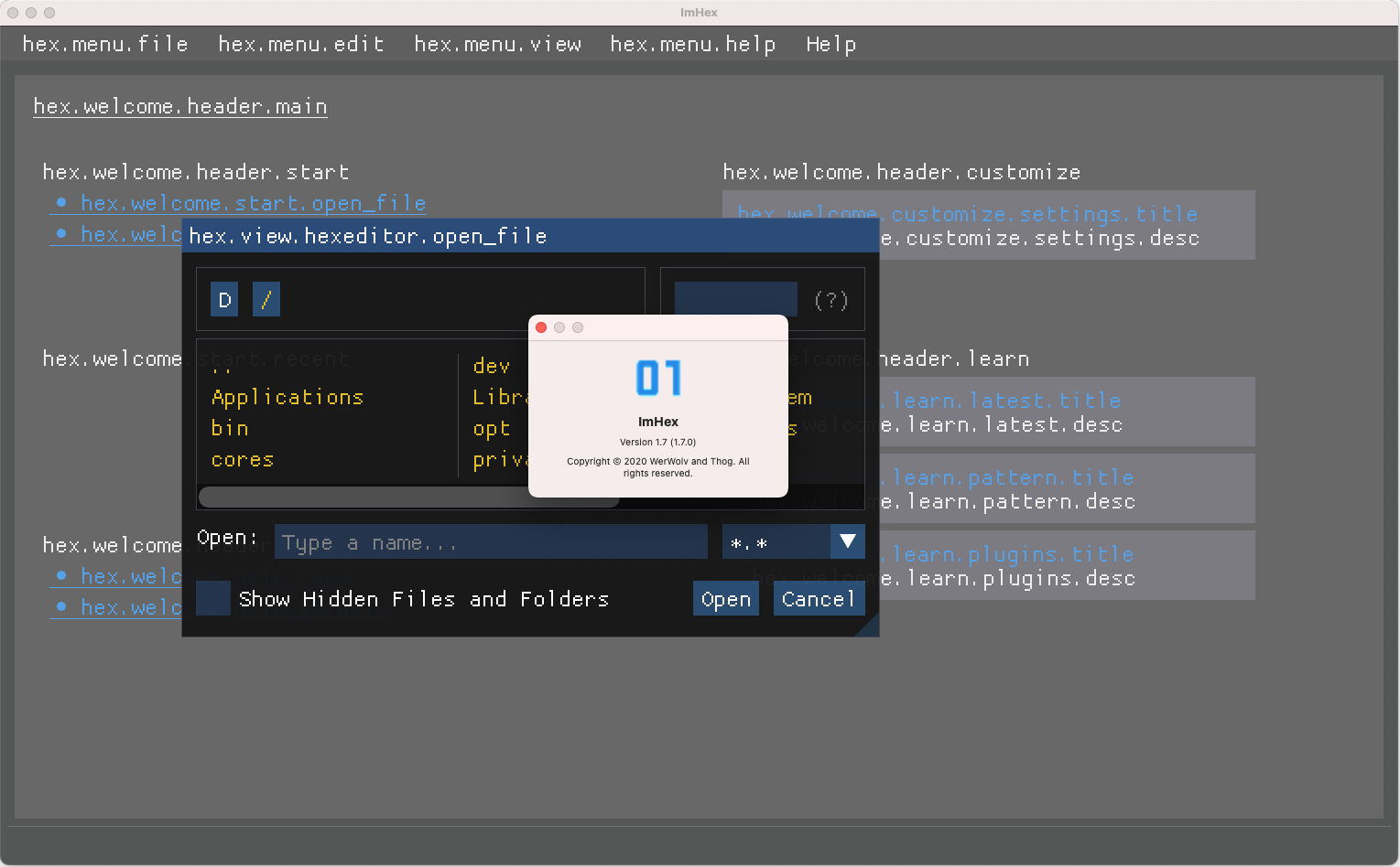 is the mac version broken? · Issue #201 · WerWolv/ImHex · GitHub