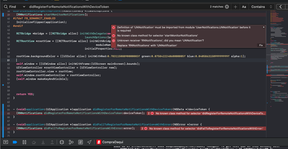iOS Archived doesn't compile because a Semantic Issue `Unknown receiver ...