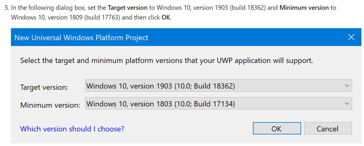 Mismatched Version Requirements · Issue #3024 · MicrosoftDocs/windows-dev-docs · GitHub