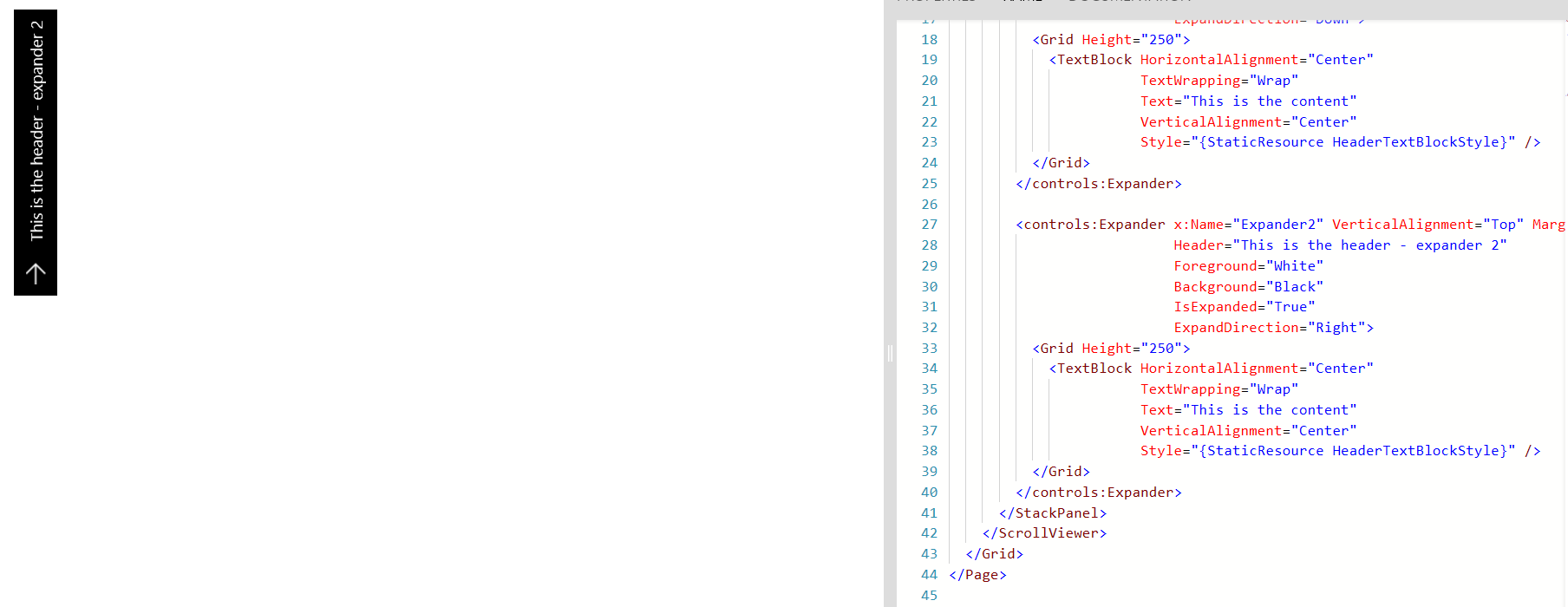 Expander Regression/Bugs · Issue #1630 · CommunityToolkit/WindowsCommunityToolkit · GitHub