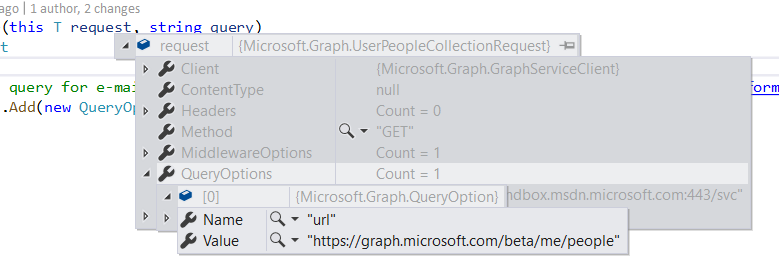 Providing a baseUrl with a '?' to GraphServiceClient doesn't work as expected · Issue #59 ...
