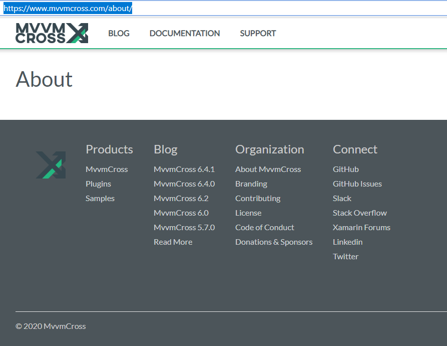 Website About page blank · Issue #3863 · MvvmCross/MvvmCross · GitHub