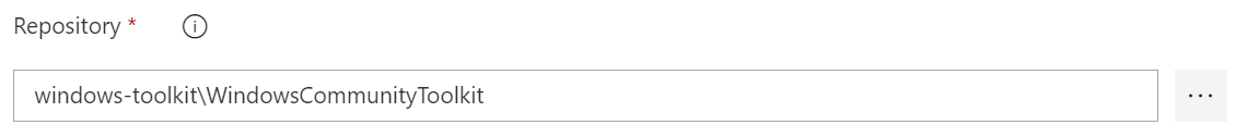 GitHub Release Task saying Repository is not valid for 'windows-toolkit/WindowsCommunityToolkit ...