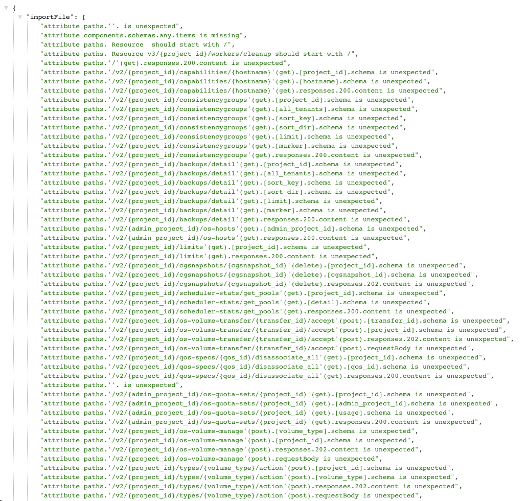 OpenAPI definitions with warnings not importing from file since v20 · Issue #6758 · zaproxy ...