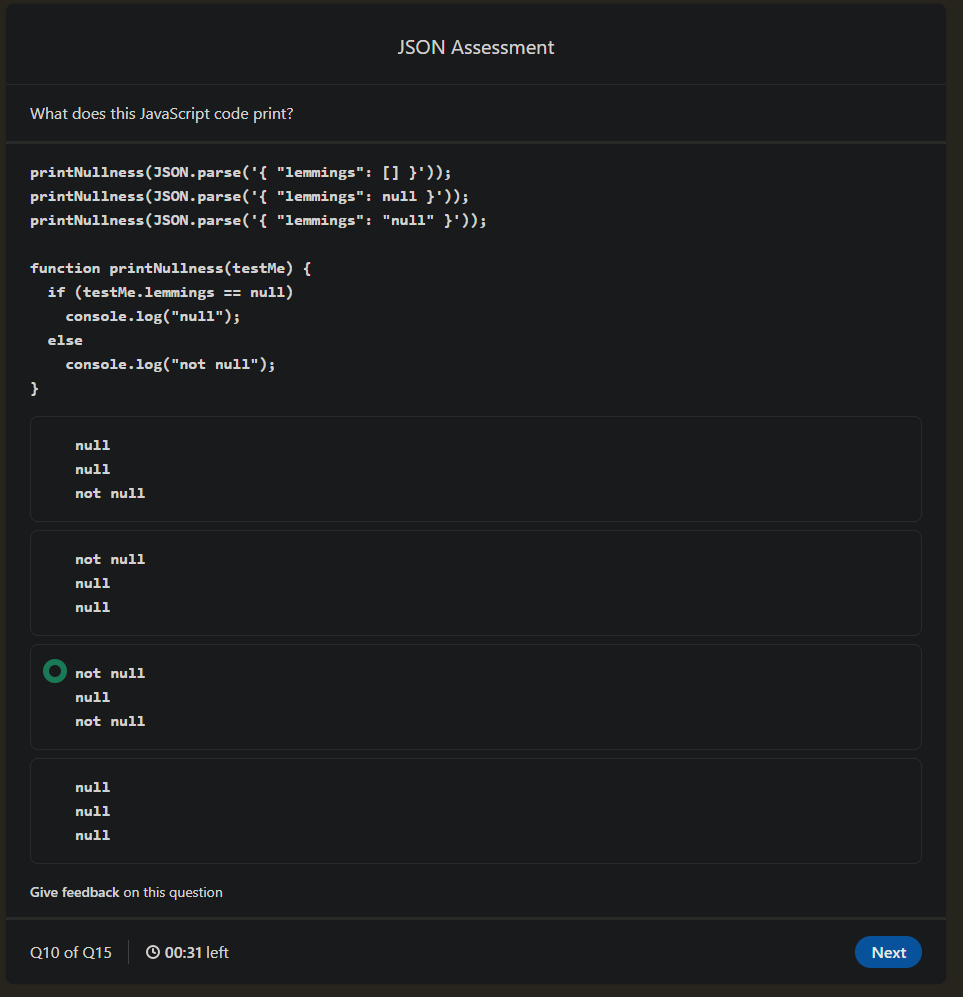 JSON answer issues. · Issue #940 · Ebazhanov/linkedin-skill-assessments ...