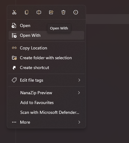 Bug: Open With menu doesn't work when Files is set as the default file manager. · Issue #10045 ...