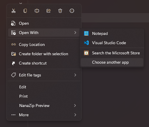 Bug Open With Menu Doesnt Work When Files Is Set As The Default File 1604