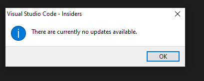 Pop-ups of "About" and "Check for updates" don't match the theme on VS ...