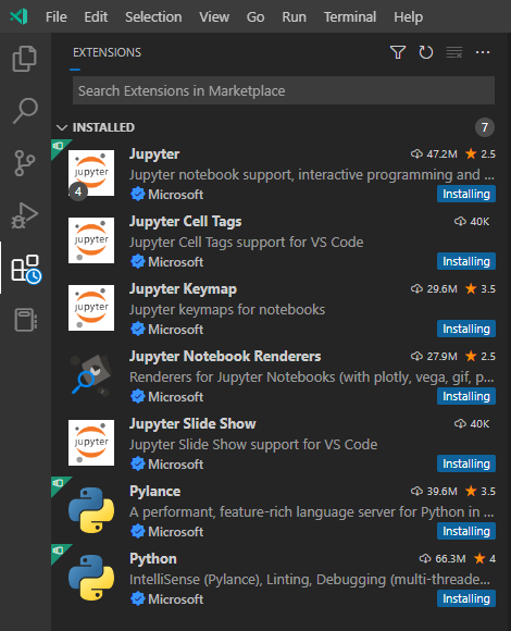 Extensions being installed in one settings profile are visible in other ...