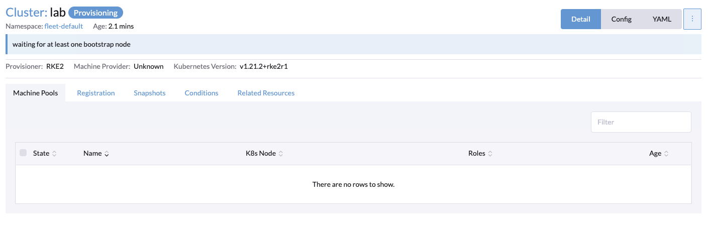 [V2 Provisioning] Registration tab not selected by default during cluster creation · Issue #3396 ...
