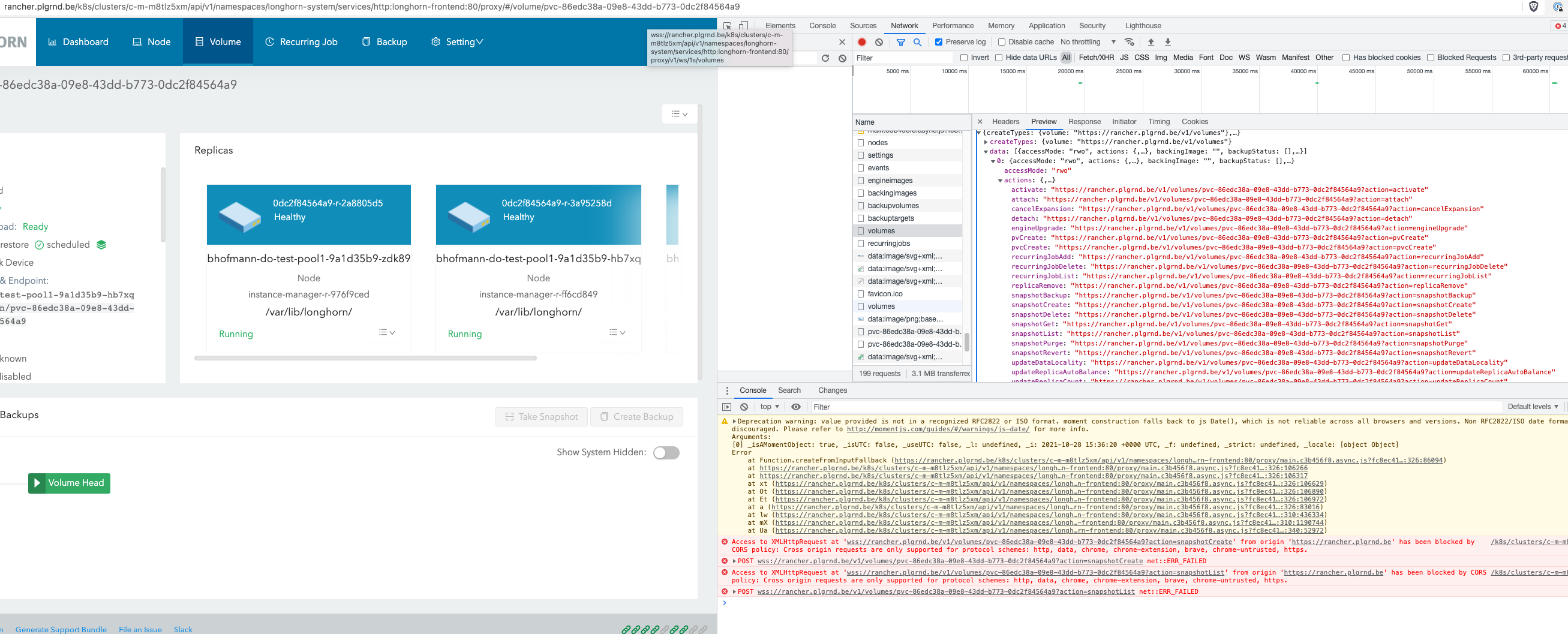 [BUG] Longhorn UI: XHR request URL sometimes wrong when UI is proxied · Issue #3191 · longhorn ...