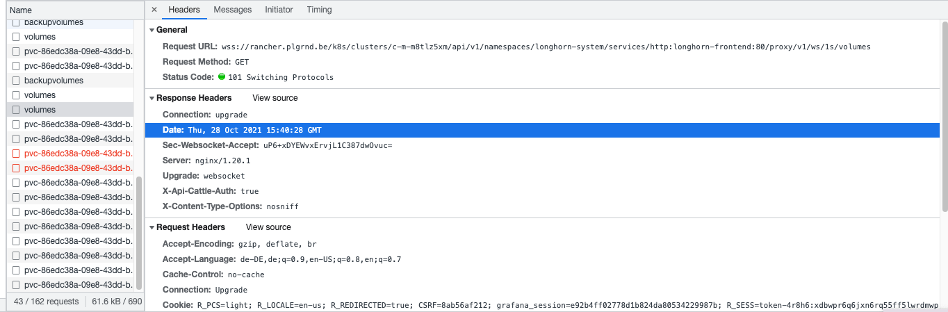 [BUG] Longhorn UI: XHR request URL sometimes wrong when UI is proxied · Issue #3191 · longhorn ...